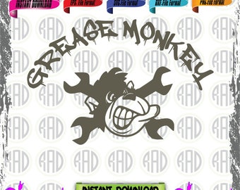 Monkey svg | Etsy