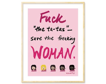 Save the tatas | Etsy