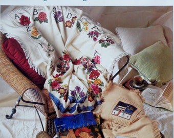 Cross stitch afghan | Etsy