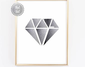 Diamond poster | Etsy