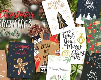 Diy christmas card | Etsy