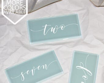 Modern table number | Etsy