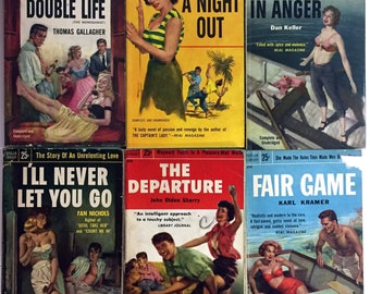 1950s pulp fiction | Etsy