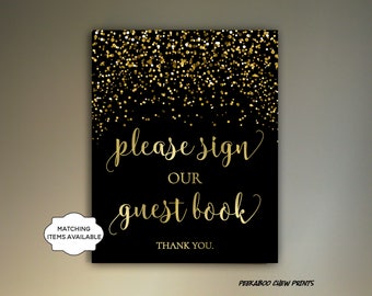 Guest book sign | Etsy