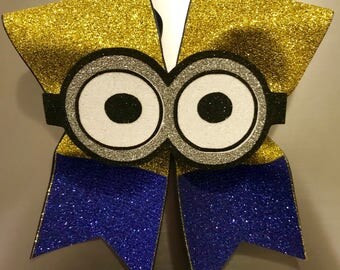 Minion cheer bow | Etsy