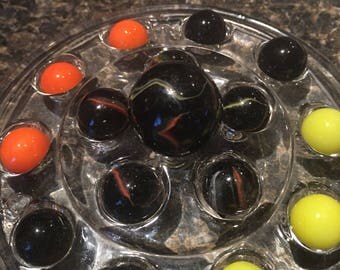 Orange marbles | Etsy