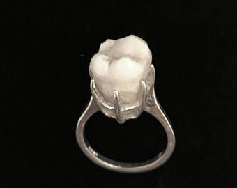Human tooth ring | Etsy