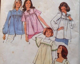 Smock top pattern | Etsy