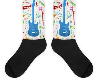 Music socks | Etsy