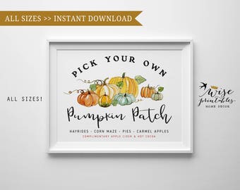 Pumpkin patch sign | Etsy