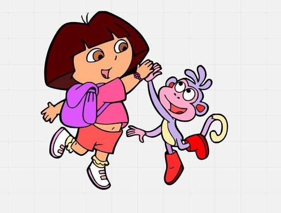 Dora and boots Svg Dora Svg File Svg Cutting File Svg Cut