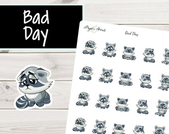 Bad day stickers | Etsy
