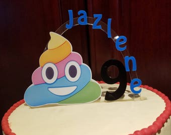 Emoji birthday cake | Etsy
