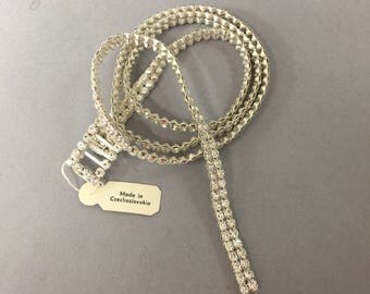 Rhinestone belt | Etsy