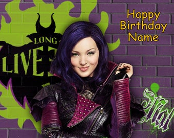 Descendants cake topper | Etsy