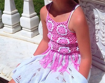 Girls crochet top | Etsy