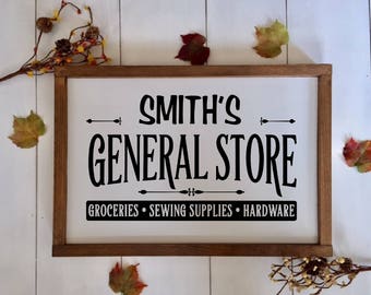 General store signs | Etsy