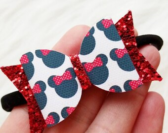 Minnie mouse bow | Etsy