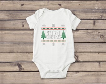 Best Gift Ever Baby Bodysuit Christmas Baby's 1st