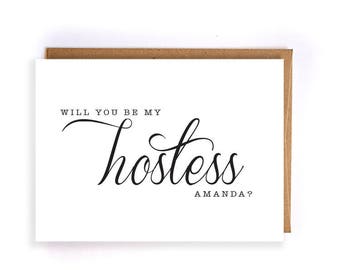 Hostess greeting | Etsy