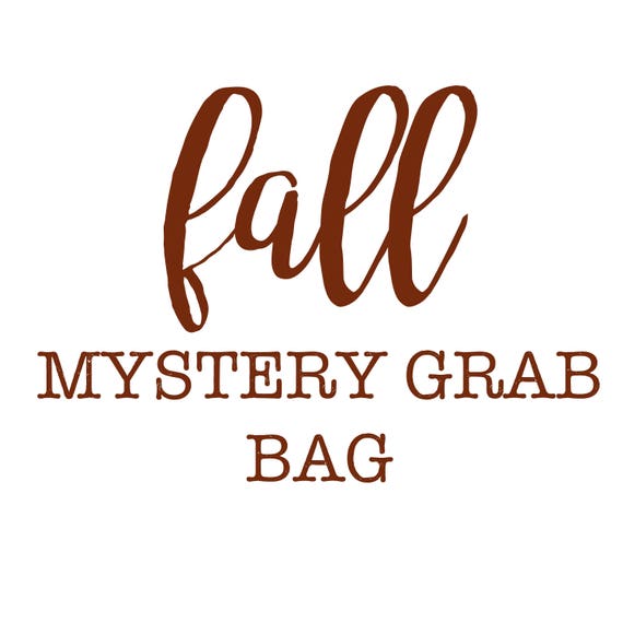 Items similar to fall grab bag • 3 mystery fall themed items on Etsy