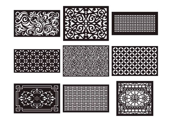 CNC Router And Laser Kit 50 Vectors Files Knockout Panel