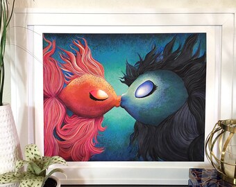 Pout pout fish | Etsy