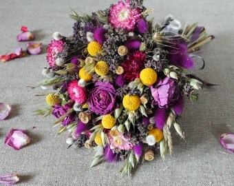 Dried flower bouquet | Etsy