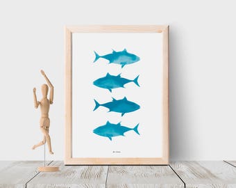 Fish poster | Etsy