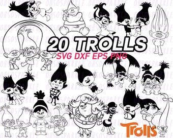 Trolls svg | Etsy