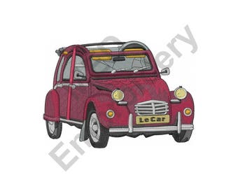 Christmas Tree Car Machine Embroidery Design