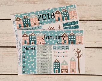 January Monthly Quotes Printable Sticker Sheet January Life