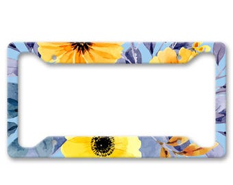 Yellow license plate | Etsy