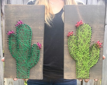 Cactus string art | Etsy