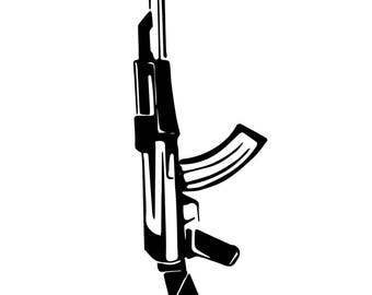 Ak 47 decal | Etsy