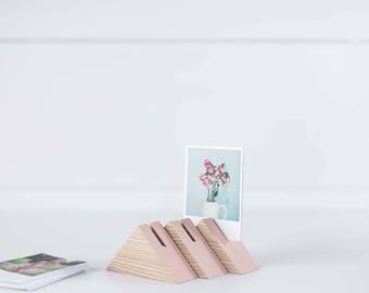 Wood photo holder | Etsy