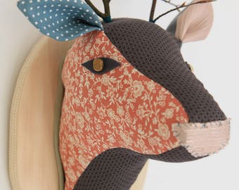 Fabric Deer Head pdf Sewing pattern instant download