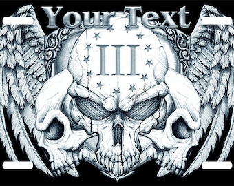 Skull and wings | Etsy