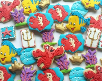 Ariel cookies | Etsy