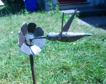 Scrap metal yard art | Etsy