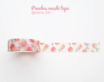 Peach washi tape | Etsy