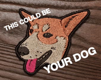 Custom dog patch | Etsy