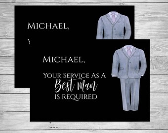 Asking best man | Etsy