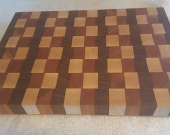 Wood checker board | Etsy