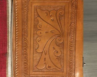 Leather book cover | Etsy