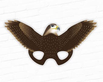 Falcon Mask Bird of Prey Mask Hawk Mask