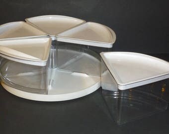 Lazy susan canisters | Etsy