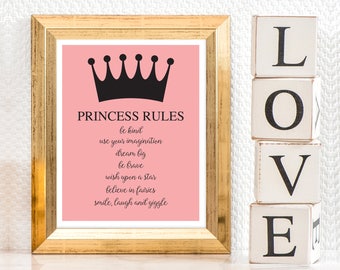 Princess rules | Etsy