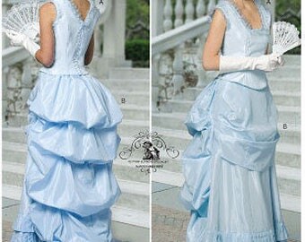 Bustle dress pattern | Etsy