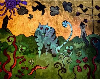 Whimsical folk art | Etsy